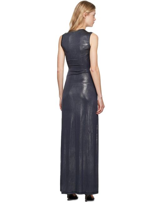 DIESEL D-Vety Maxi Dress in Black | Lyst