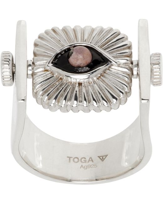 Toga Virilis Motif Ring in Metallic for Men | Lyst