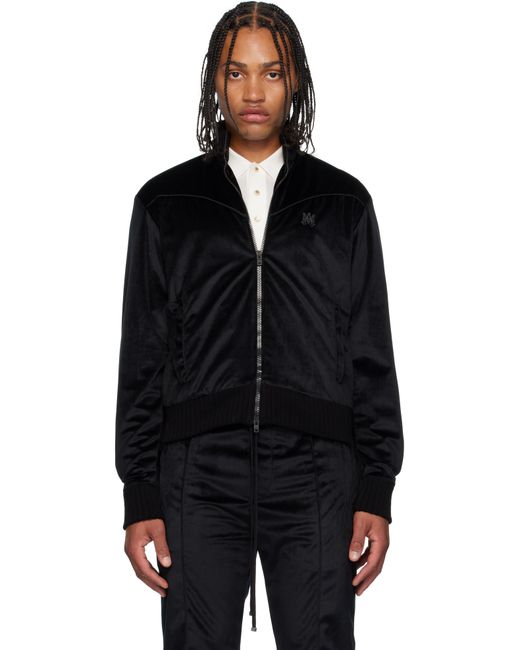 Amiri Velvet Track Jacket in Black for Men | Lyst
