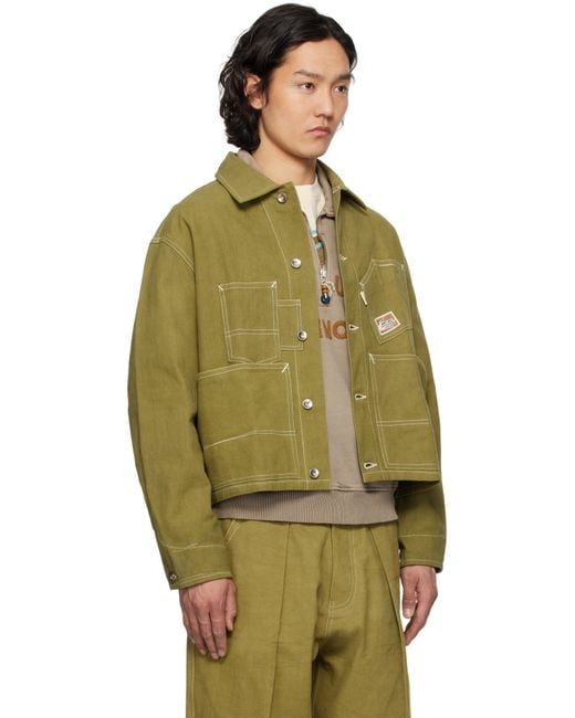 STORY mfg. Station Jacket in Green for Men | Lyst