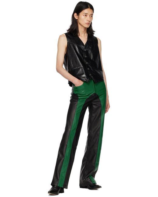 Theophilio Ssense Exclusive Leather Vest in Black for Men | Lyst