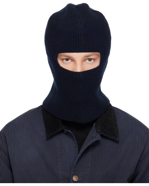 Maison Margiela Virgin Wool Balaclava in Blue for Men | Lyst UK