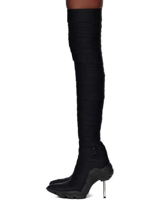 Rombaut Dysphoria Bandage Tall Boots in Black | Lyst