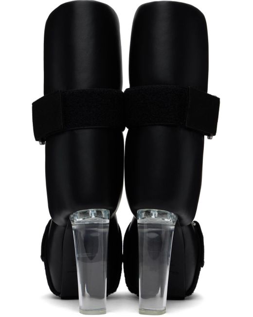 Rick Owens Splint Kiss Heels in Black | Lyst