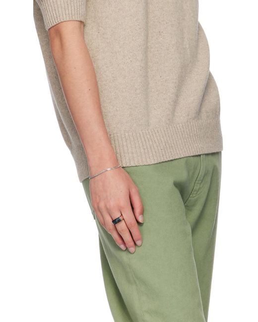 Tom Wood Crest Hawk Eye Ring in Black for Men | Lyst