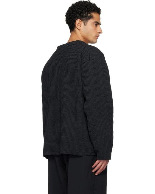 Nanamica Ooal 5G Zip Cardigan in Black for Men | Lyst UK
