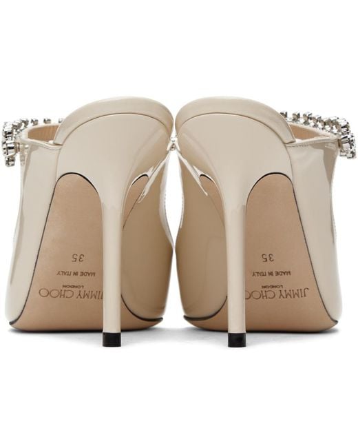 Jimmy Choo Off- Bing 100 Mules in Black | Lyst