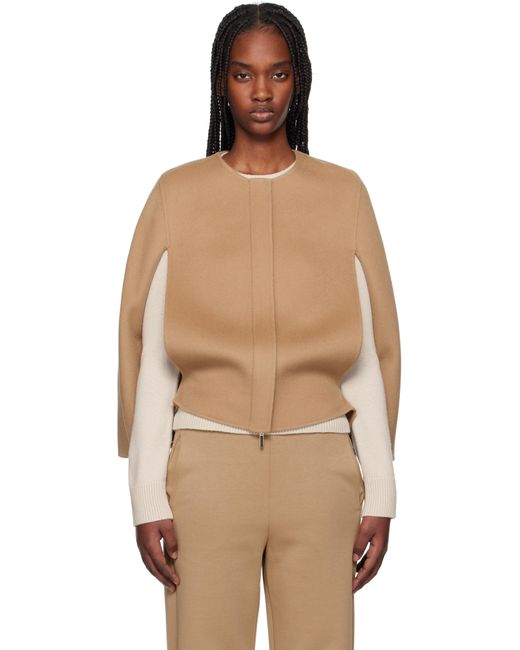 Max Mara Tan Helene Jacket | Lyst UK