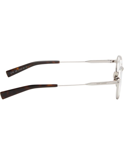 Saint Laurent Sl 730 Glasses in Black for Men | Lyst