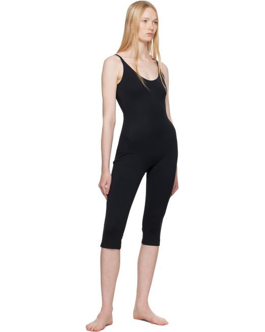 Skims Smooth Layers Capri Catsuit in Black | Lyst