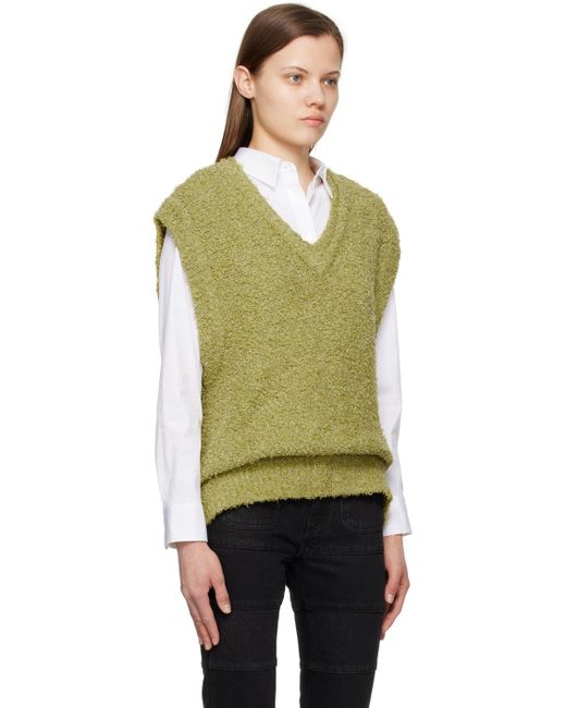 ANDERSSON BELL Layie Leaf Vest in Green | Lyst UK