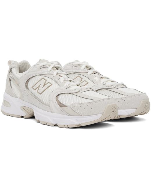 New Balance Off white Beige 530 Sneakers in Black for Men Lyst