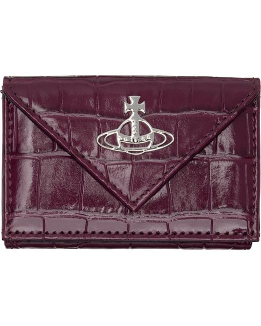 Vivienne Westwood Envelope Billfold Wallet in Purple | Lyst