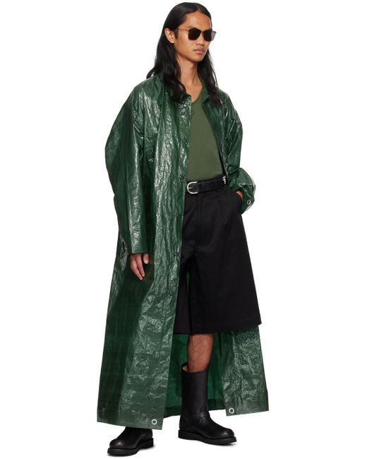 Lu'u Dan Tarp Coat in Green for Men | Lyst