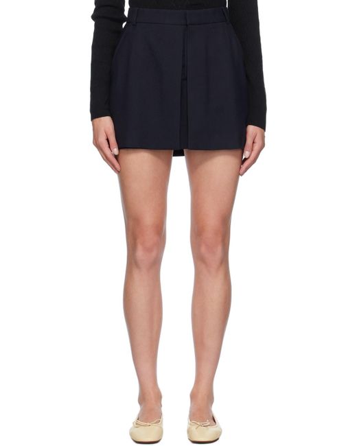 Ami Paris Panels Miniskirt in Black | Lyst