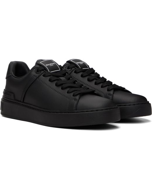 Balmain B-Court Sneakers in Black for Men | Lyst UK