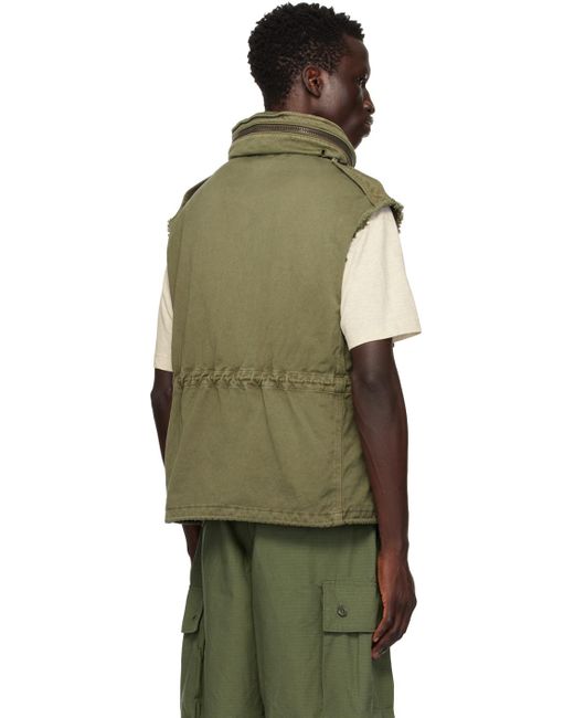 Visvim Bickle Vest in Green for Men | Lyst