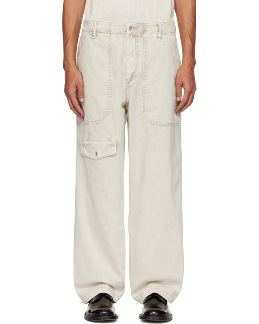 Rag & Bone Samson Cargo Pants in Natural for Men | Lyst UK