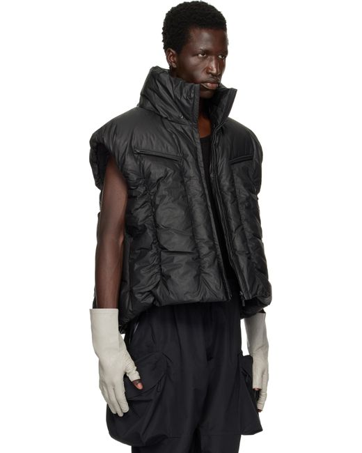 DingYun Zhang Swollen Reversible Down Vest in Black for Men | Lyst