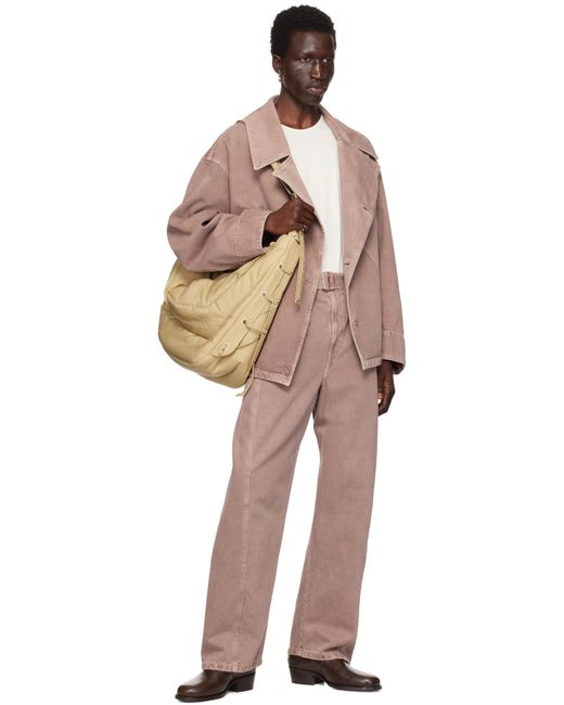 Lemaire Large Soft Game Bag in Metallic for Men | Lyst