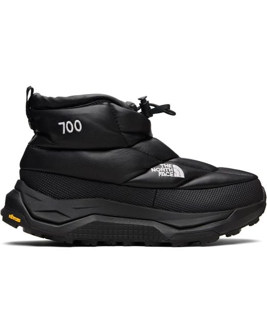 The North Face Leather Pack Hybrid Boots in Black | Lyst UK