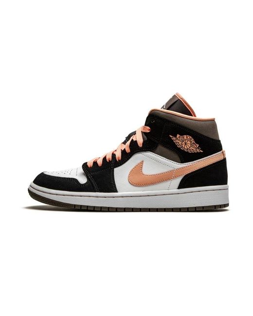 Nike Air 1 Mid Se "Peach Mocha" Shoes in Black | Lyst UK