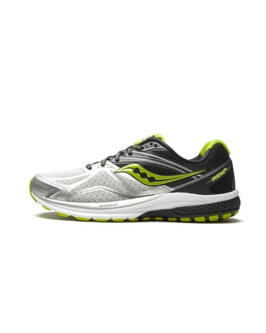 Saucony Ride 9 Shoes in Black Lyst UK
