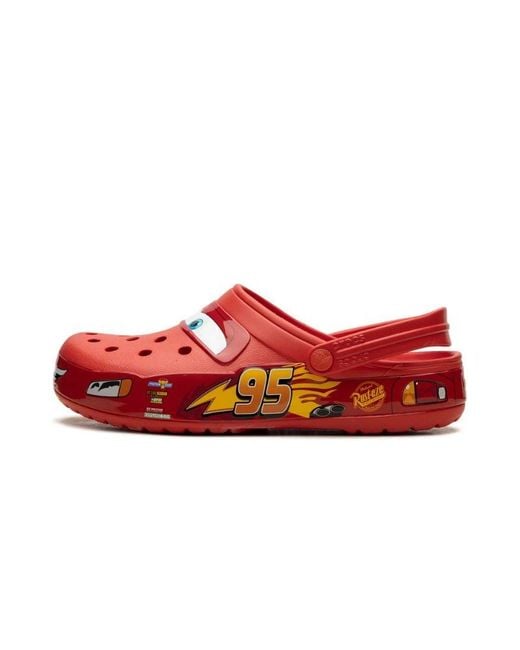 Crocs™ Classic Clog "Lightning Mcqueen" in Red | Lyst UK