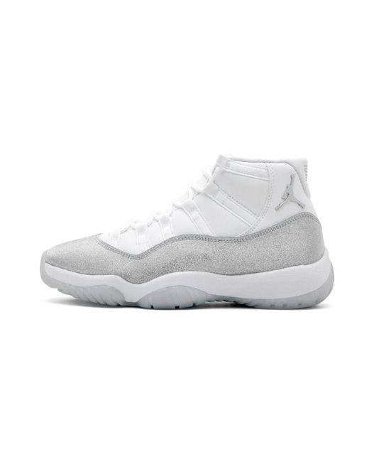 Nike Air 11 Retro "metallic Silver" Shoes in Grey | Lyst UK