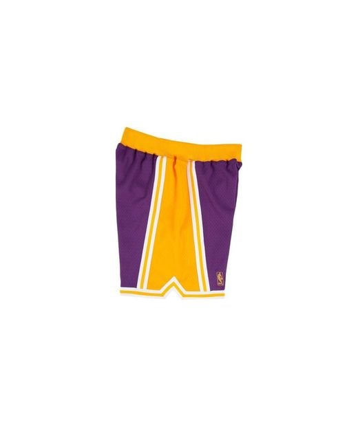 Mitchell & Ness Authentic Road Shorts "Nba La Lakers 96-97" in Purple ...
