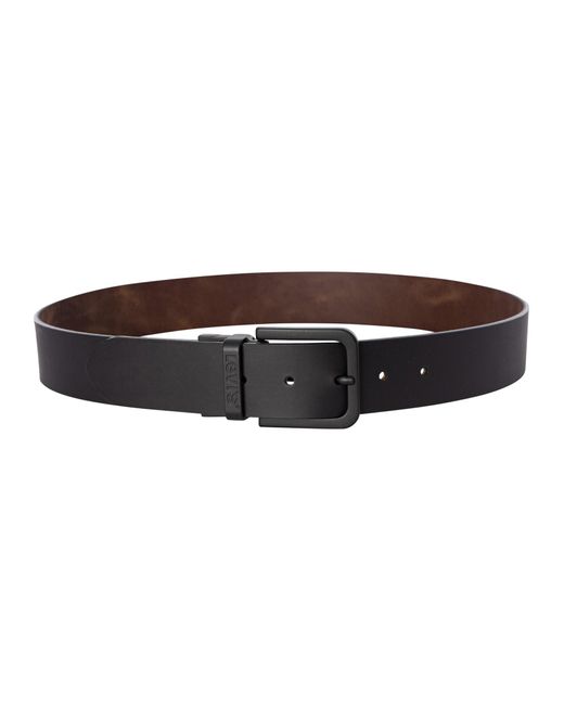 Levi's Reversible Core Metal Belt in Black for Men | Lyst