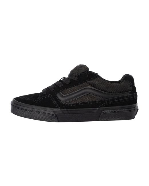 Vans Caldrone Suede/mesh Trainers in Black for Men | Lyst
