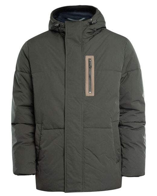 Ted Baker Kinmont Puffer Jacket in Gray for Men | Lyst