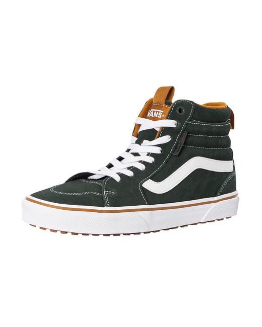 Vans Filmore Hi Guard Suede Trainers in Black for Men | Lyst