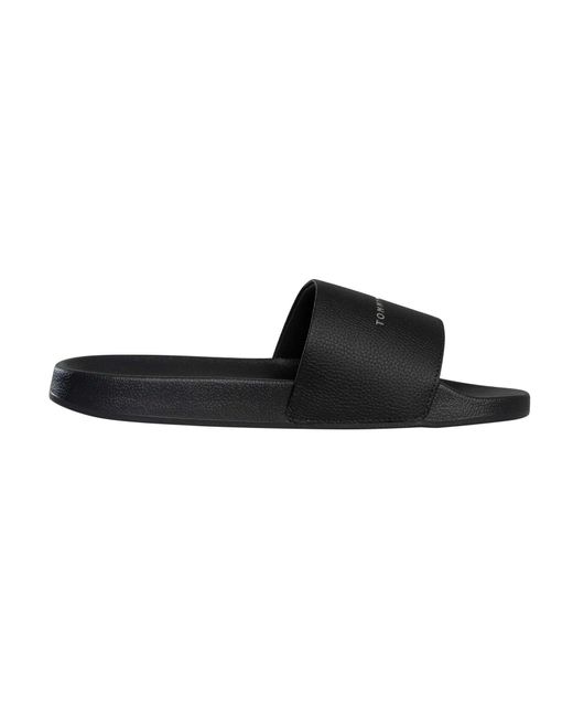 Tommy Hilfiger Nyc Pool Sliders in Black for Men | Lyst