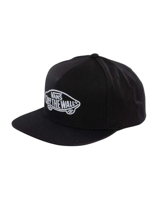 Vans Classic Snapback Cap in Black for Men | Lyst