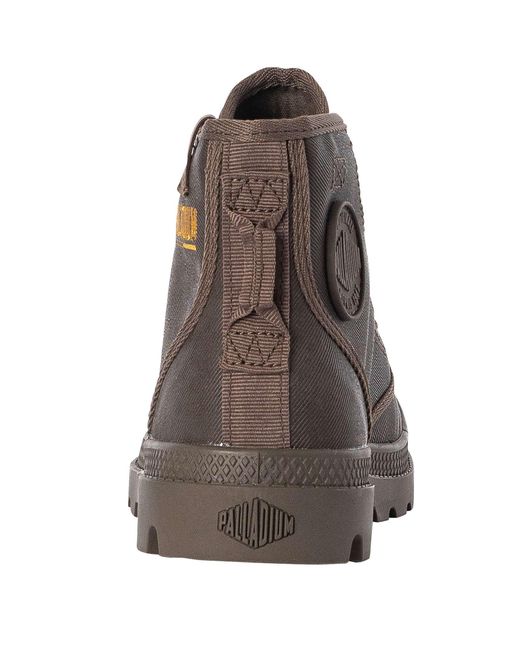 Palladium Pampa Hi Coated Boots in Brown for Men | Lyst