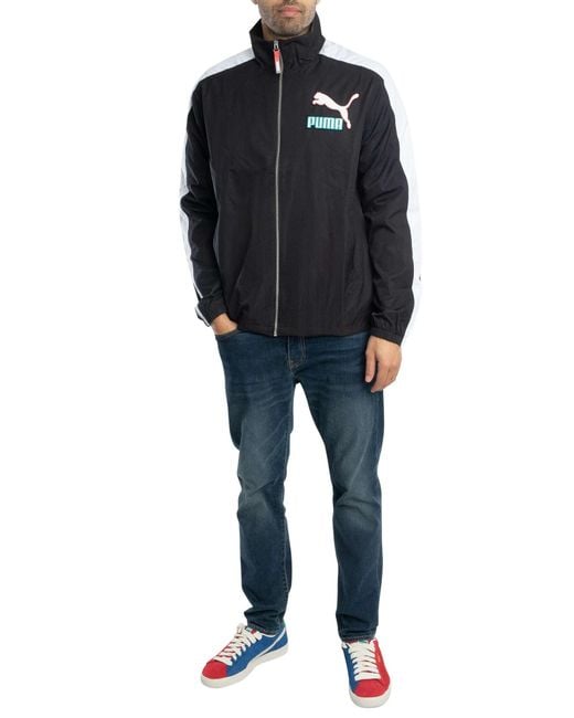 PUMA Relaxed Fandom Track Jacket in Blue for Men | Lyst