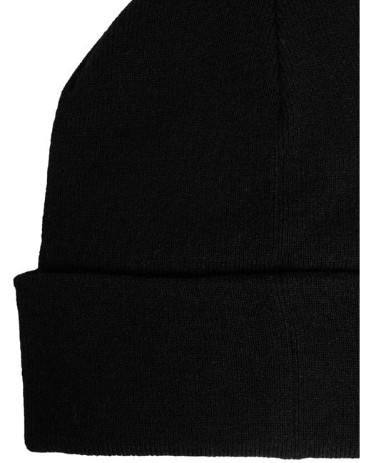 Timberland Tonal Patch Beanie in Black for Men | Lyst UK