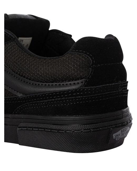 Vans Caldrone Suede/mesh Trainers in Black for Men | Lyst