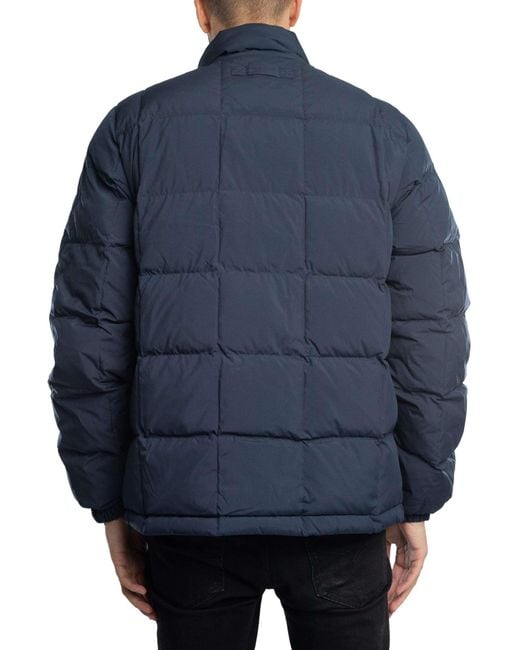 GANT Mid Down Jacket in Blue for Men | Lyst