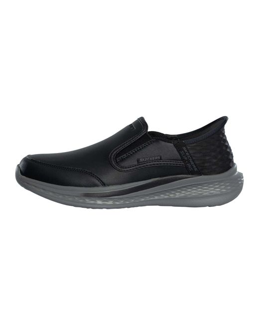 Skechers Slip-ins Relaxed Fit Slade Cooper Trainers in Black for Men | Lyst
