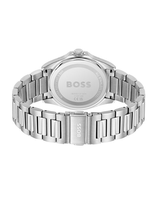 BOSS Strike Dial Watch in Gray for Men | Lyst