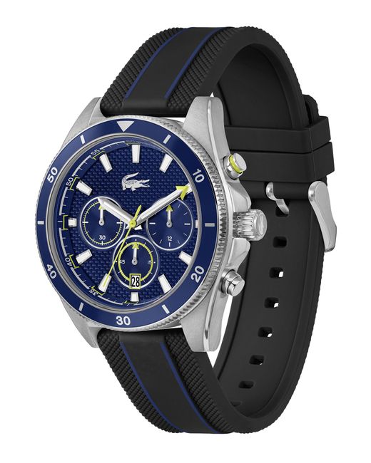 Lacoste Logo Face Watch in Blue for Men | Lyst
