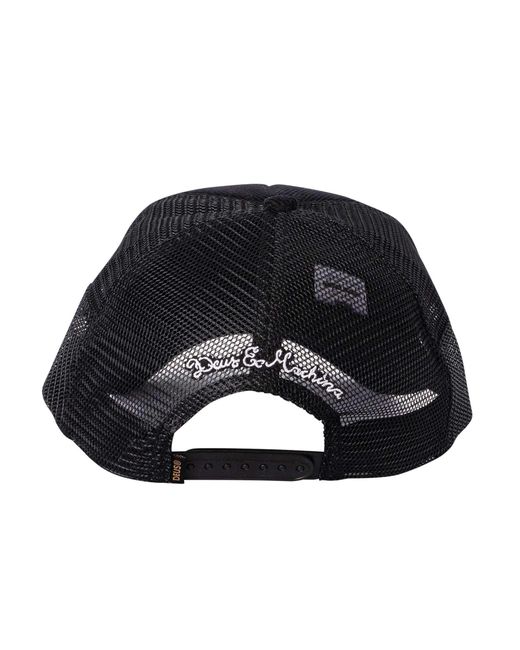 Deus Ex Machina Pill Cord Trucker Cap in Black for Men | Lyst UK