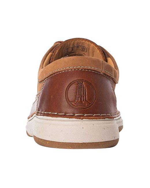 Clarks Nature 5 Lo Leather Shoes in Brown for Men | Lyst