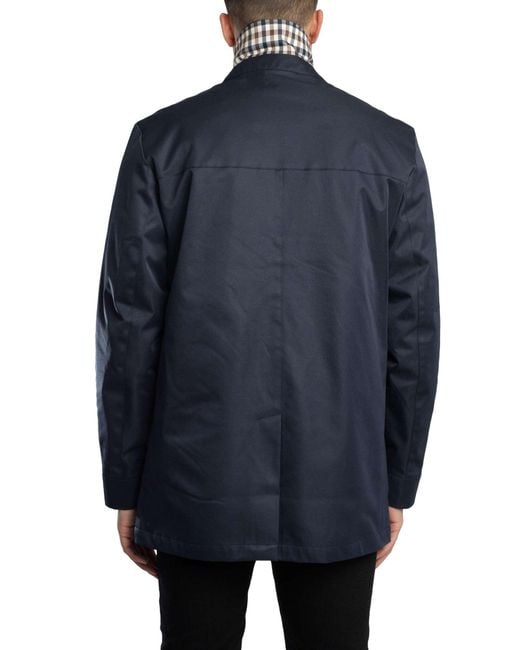 Aquascutum Iconic Caban Jacket in Blue for Men | Lyst
