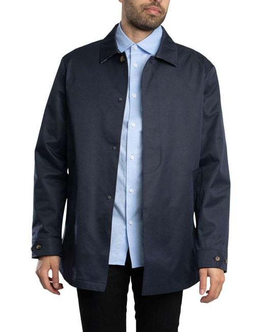 Aquascutum Iconic Caban Jacket in Blue for Men | Lyst