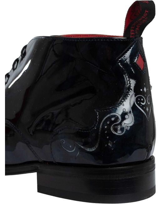 Jeffery West Sunset Patent Leather Boots in Blue for Men | Lyst UK