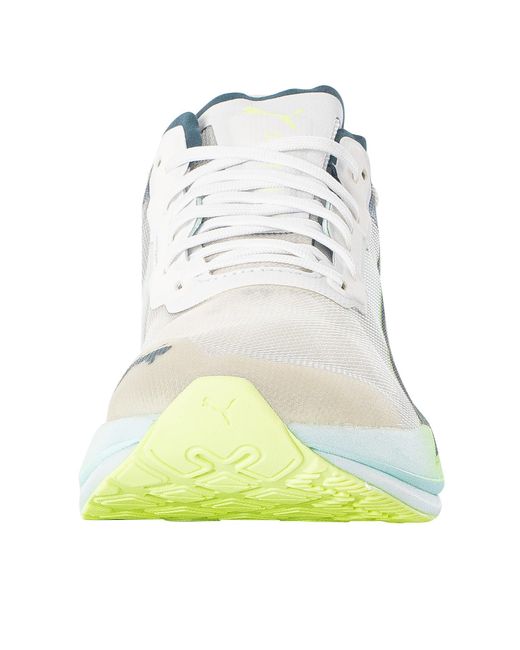 PUMA Deviate Nitro Elite Racer Trainers in Blue for Men | Lyst